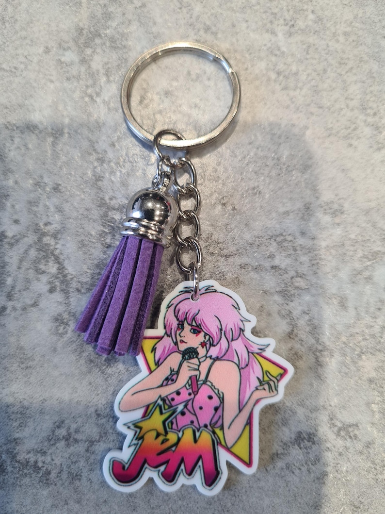 Jem and the Holograms Retro TV 80s Keyring - Etsy
