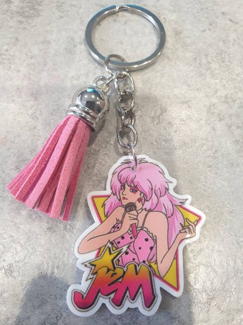 Jem and the Holograms Retro TV 80s Keyring - Etsy