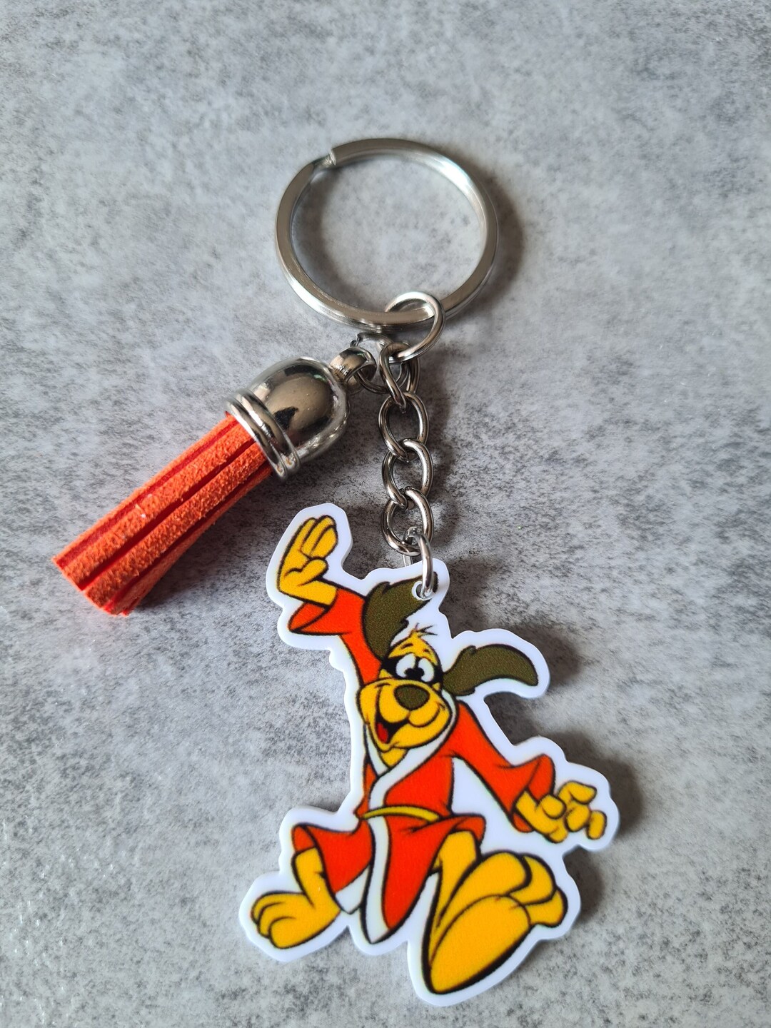 Hong Kong Phooey Retro TV Keychain Keyring Hand Bag Charm - Etsy