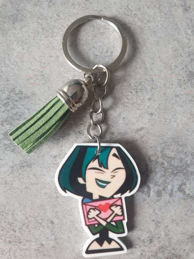 Total Drama Gwen Keyring Keychain Hand Bag Charm - Etsy UK