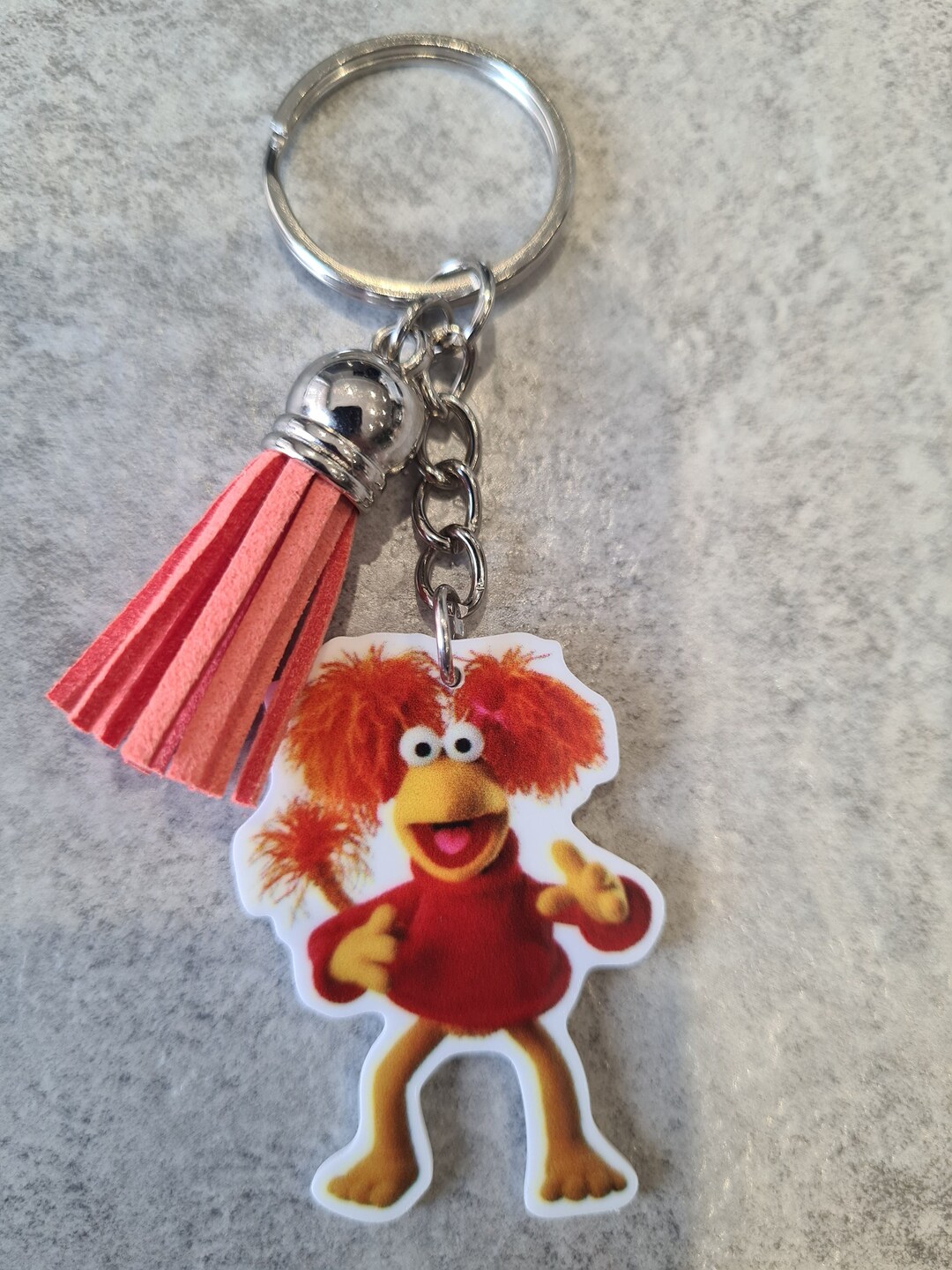 Fraggle Rock Red Fraggle Keyring Keychain Hand Bag Charm - Etsy
