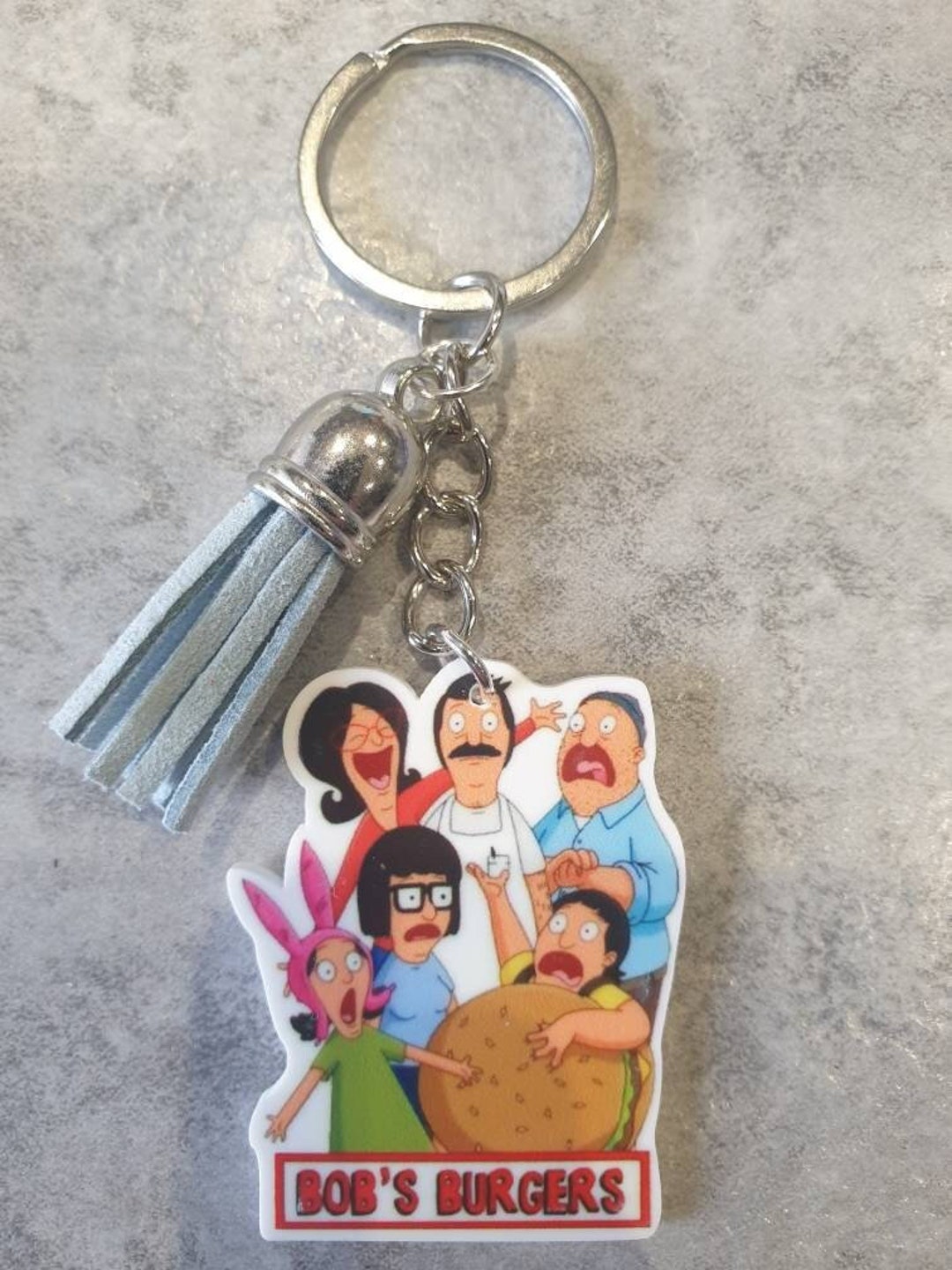 Bobs Burgers Keyring Keychain Hand Bag Charm - Etsy UK