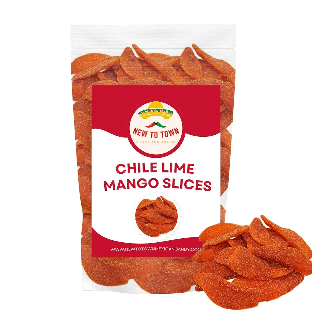 Chile Lime Dried Mango Slices: Sweet & Spicy Mexican Candy (8 Oz) - Etsy