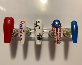 Puerto Rico Set of Press on Nails - Etsy