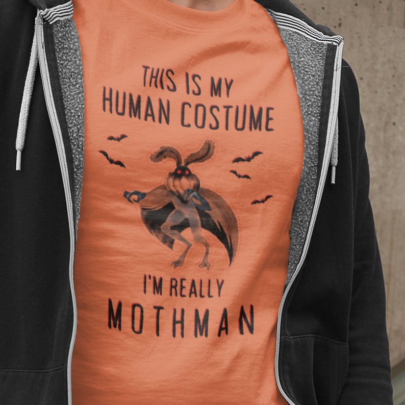 Mothman Shirt, Cryptidcore Clothes, Mothman Costume, Cryptid Clothing ...