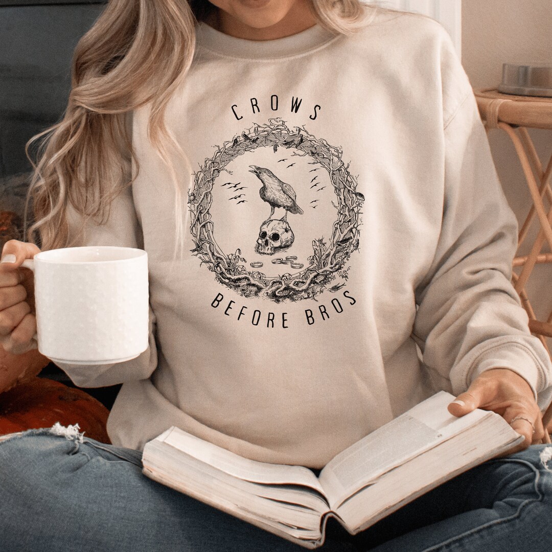 Crowcore Crew Neck Sweatshirt, Goblincore Clothing, Dark Academia ...