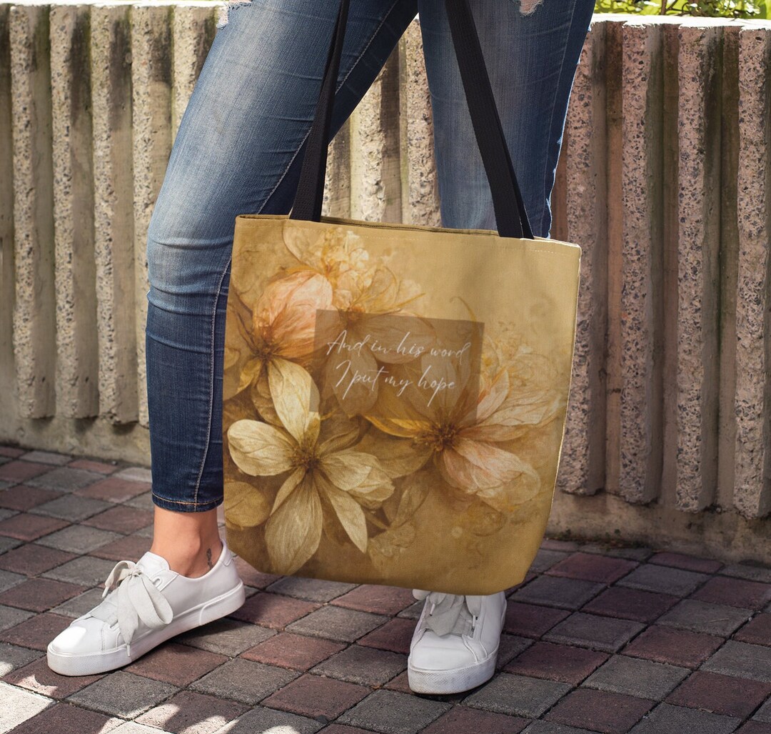 Christian Tote Bag, Christian Merch, Bible Verse Bag, Christian ...