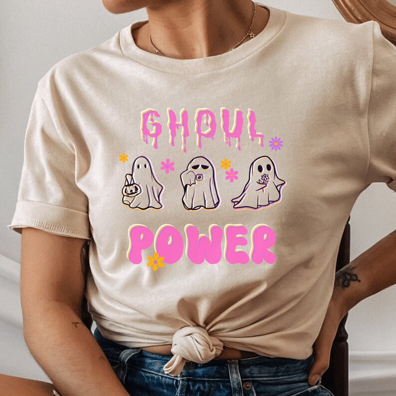 Retro Halloween Shirt, Y2k Ghost Halloween Tshirt, Y2k Aesthetic ...