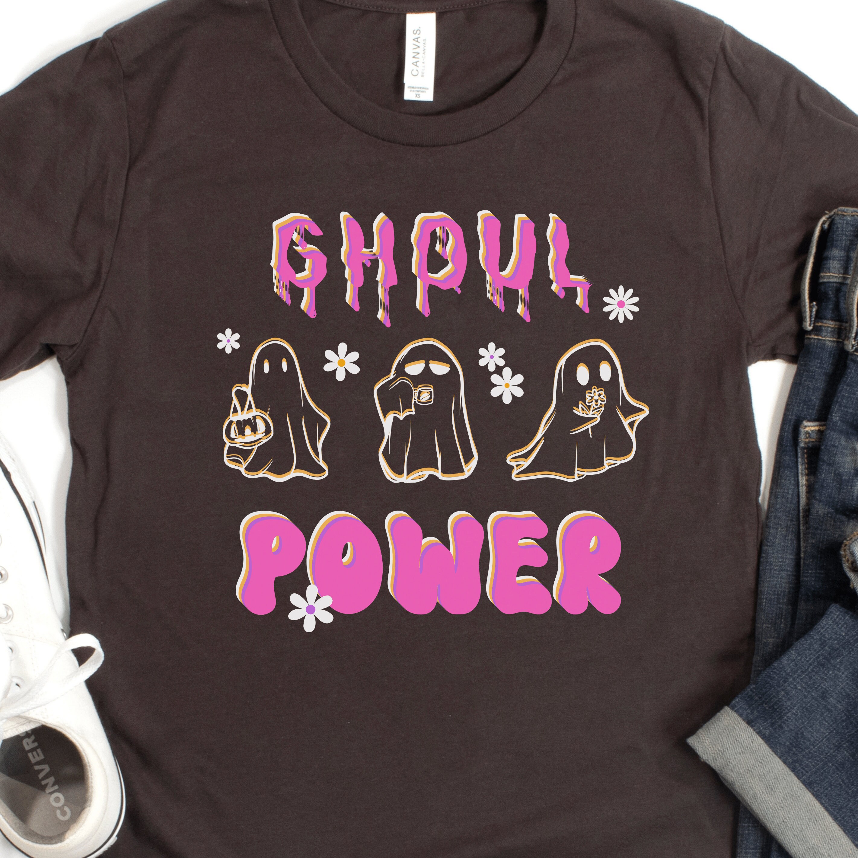 Retro Halloween Shirt, Y2k Ghost Halloween Tshirt, Y2k Aesthetic ...