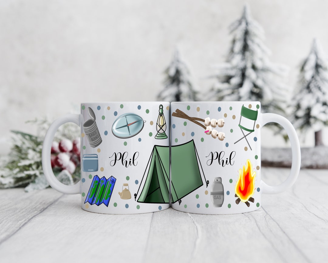 Camping Mug, Camping Themed Mug, Camping Gift, Campers Gift, Camping ...