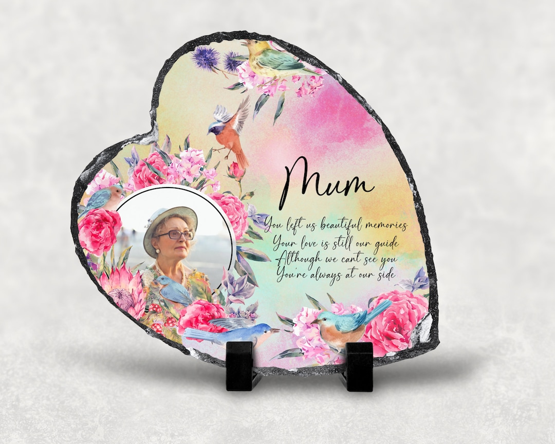 Mum Memorial Photo Slate, Mum Memorial Gift, Mum Memorial, Nan Memorial ...