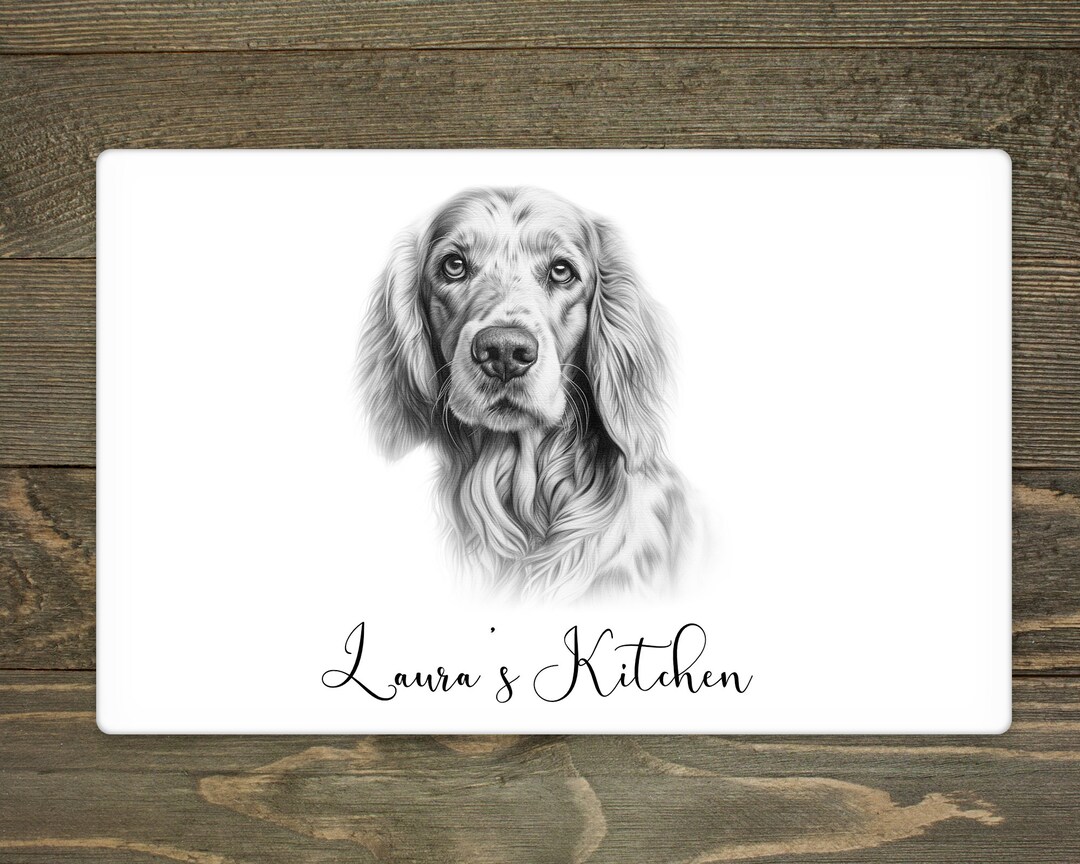English Setter Chopping Board ,english Setter, English Setter Gift ...