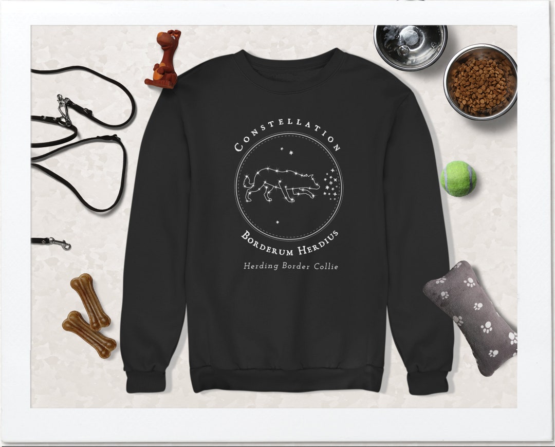 Border Collie Constellation Sweatshirt | Funny Border Collie Merch ...