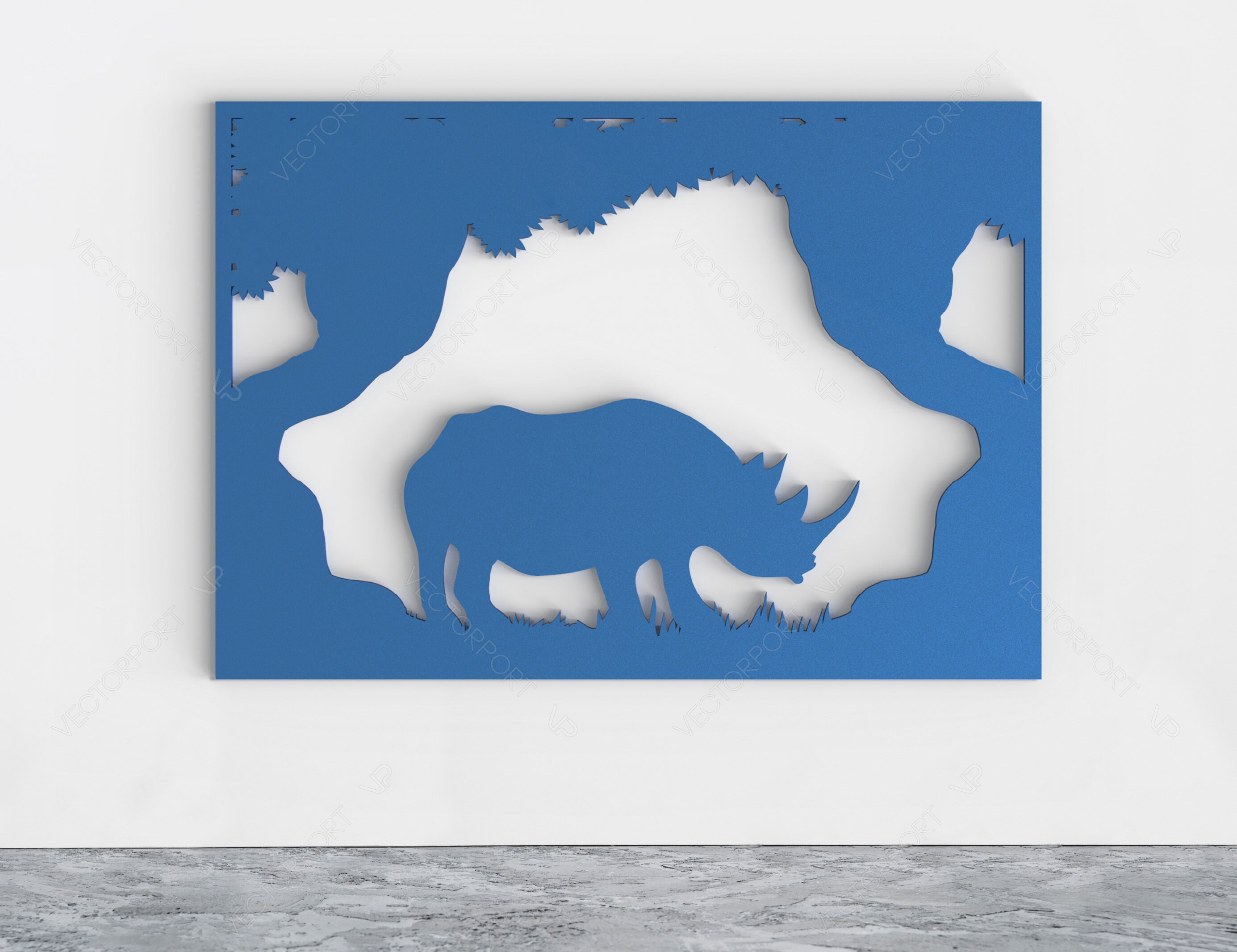 6 Wildlife Scenes With Animals 3D Models and Vector Files. - Etsy