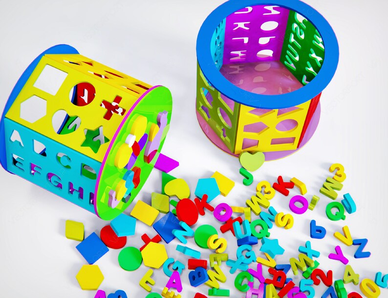 Activity Cube Svg Dxf Multipurpose Baby Educational Toys - Etsy