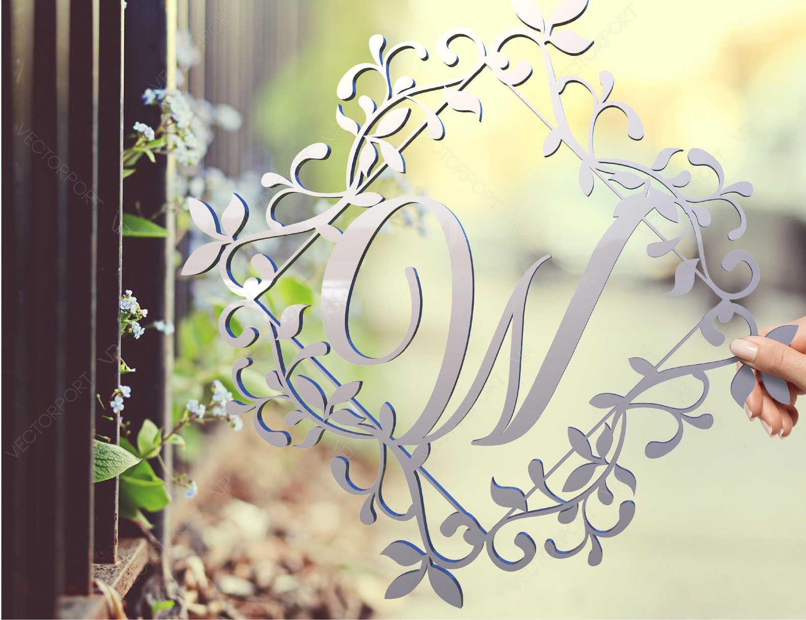 Split Regal Monogram Alphabet Letters Laser Cut Files Digital - Etsy