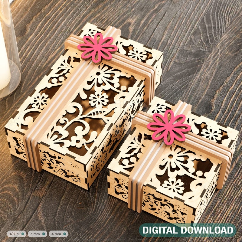 Lasered Gift Box Patterns - 60+ Gift Ideas for 2024