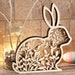 Multi Layer Easter Laser Cut Files Rabbits SVG Layered Bundle, Floral ...