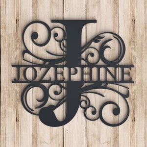 Split Regal Monogram Alphabet Letters Laser Cut Files Digital Download ...