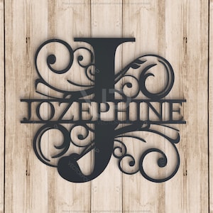 Split Regal Monogram Alphabet Letters Laser Cut Files Digital Download ...