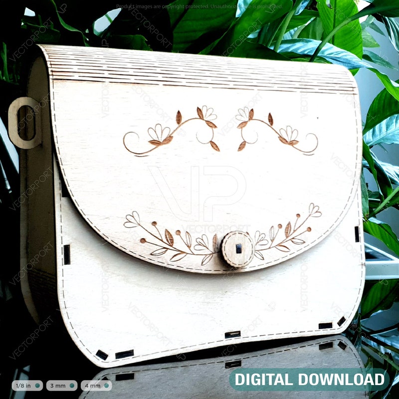 Wood Purse Svg - Etsy