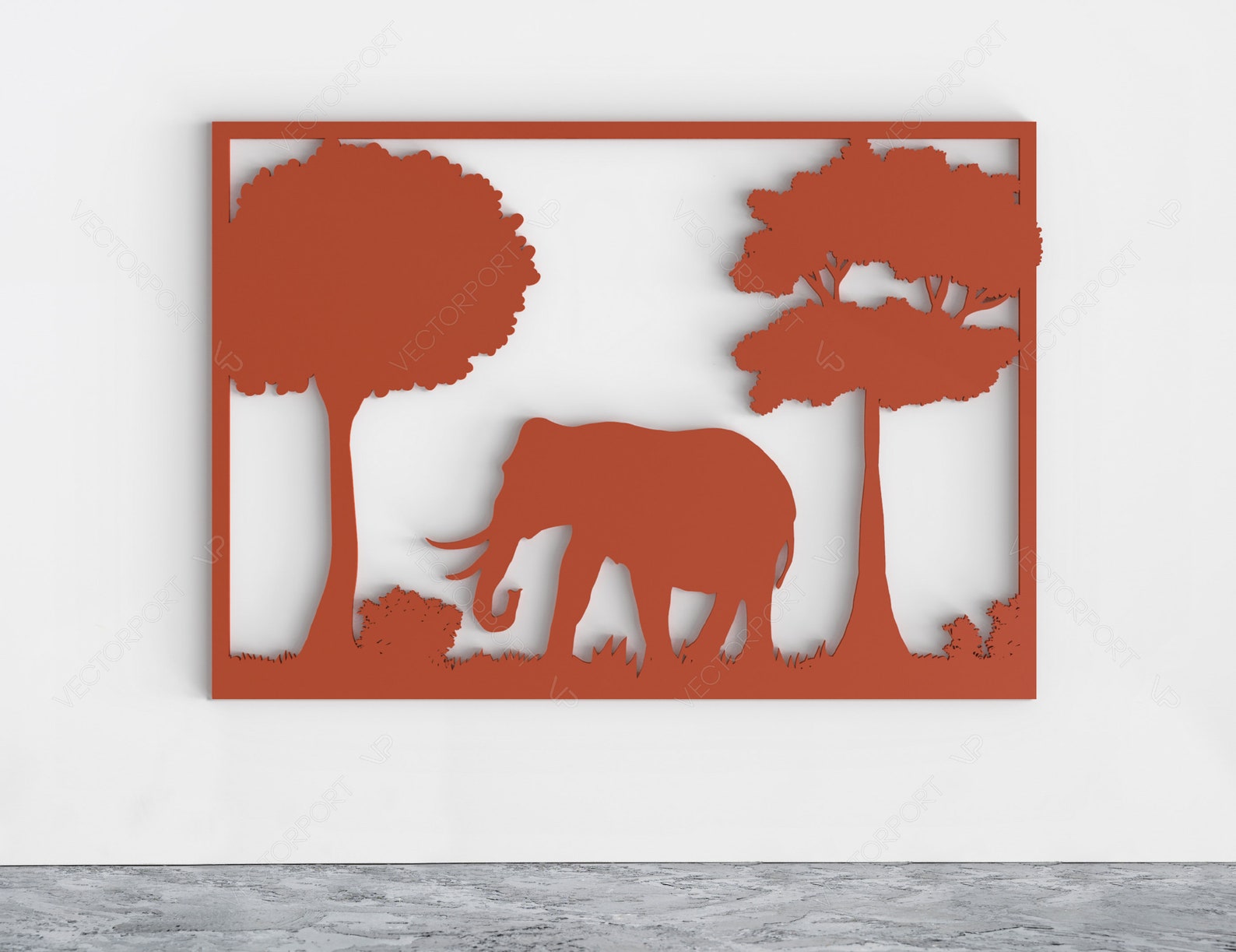 6 Wildlife Scenes With Animals 3D Models and Vector Files. - Etsy