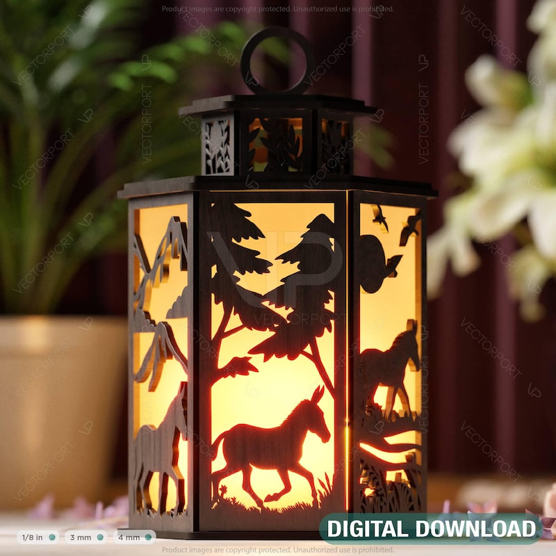 Forest Lantern - Etsy