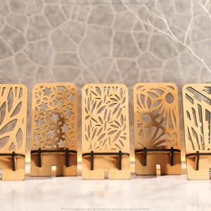 Laser Cut Wooden Mobile Phone Stand Cell Phone Holder Digital Download ...