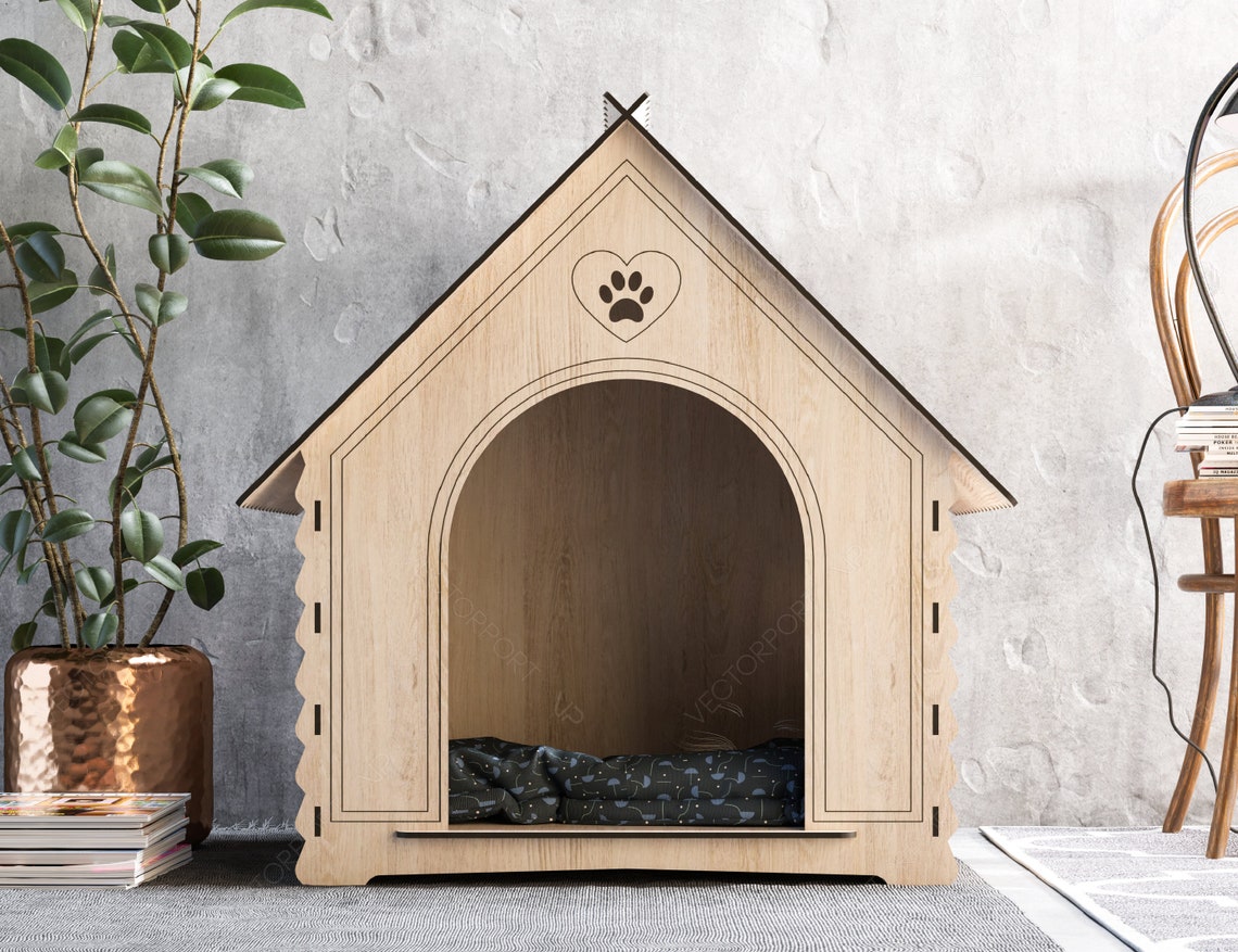 Cute Cat House Laser Cut Vector Plans Pet House SVG Files - Etsy UK
