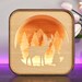 Wooden Night Lamp Deer Forest Scene Multilayer (Instant Download) - Etsy