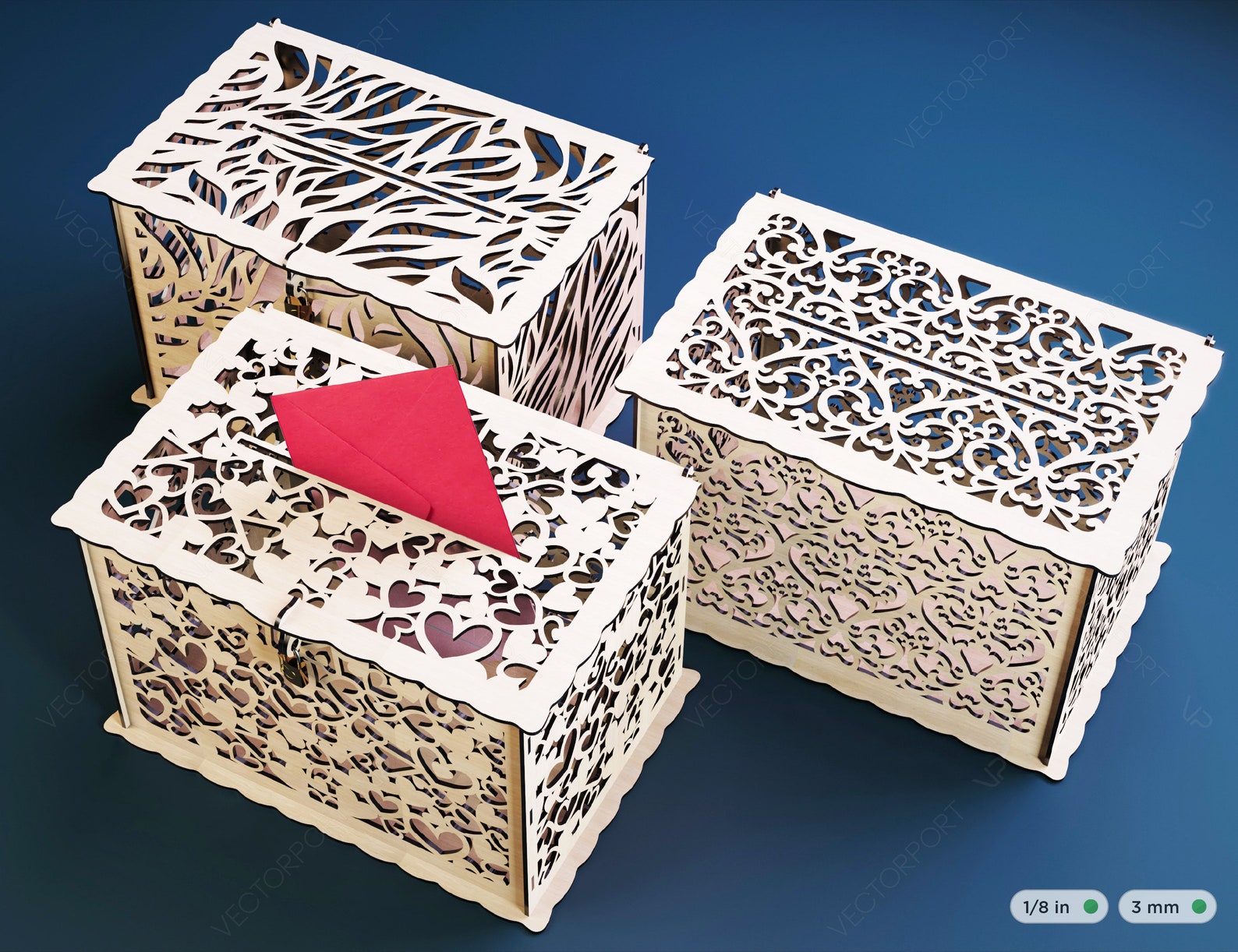 Wedding Gift Card Box Decoration Wooden Card Money Box Case - Etsy