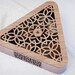 Lasercut File Triangle Wooden Gift Box Serving Wedding Candy - Etsy Canada