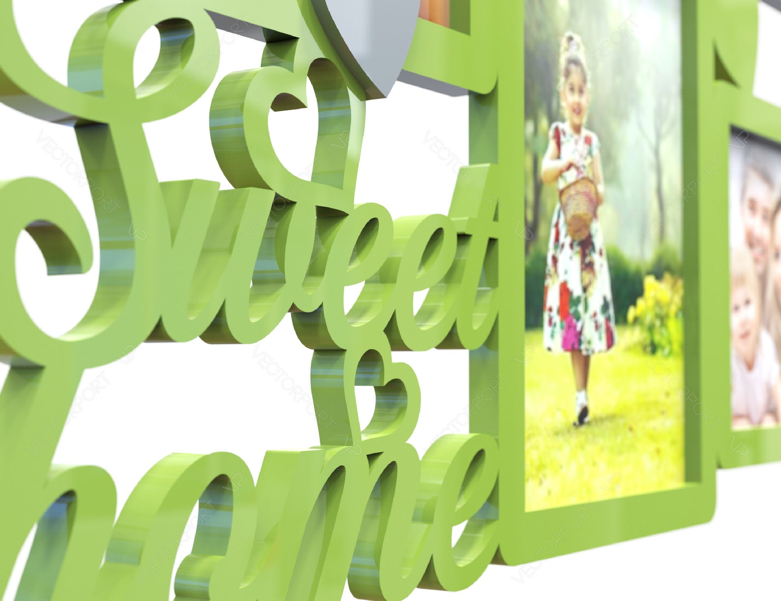 Laser Cut Family Tree and Home Photo Frame With Birds Diy - Etsy