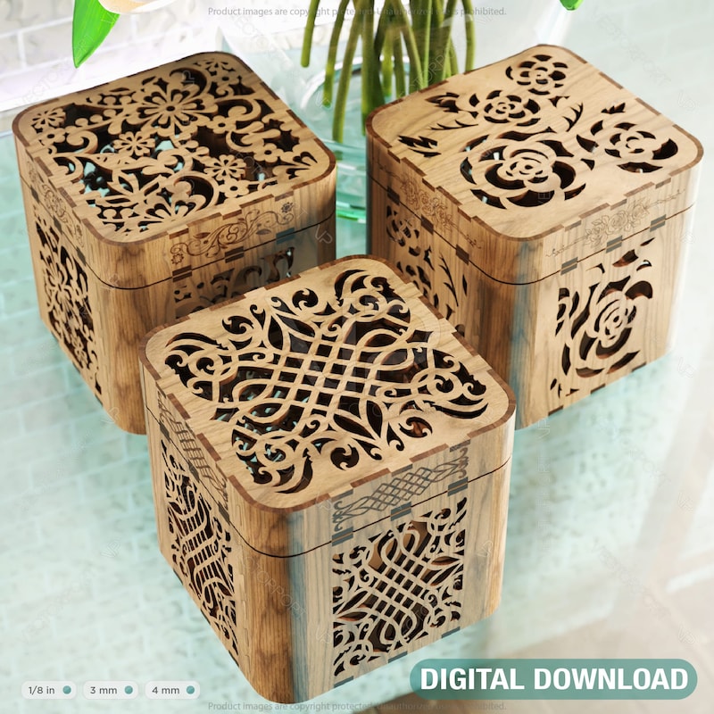 Decorative Paper Box - Etsy