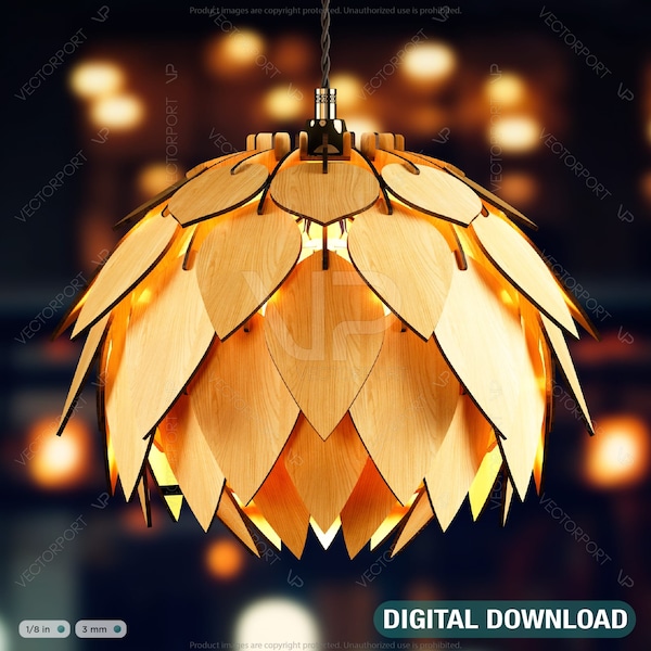 Lamp Flower Chandelier - Etsy UK