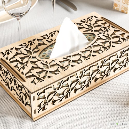 Tissue Box Laser Cut SVG Bundle Tissue Box SVG Design - Etsy Hong Kong