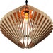 Rhombus 6 & 3mm Wood Pendant Light Chandelier Lamp Lampshade - Etsy