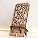 Laser Cut Wooden Mobile Phone Stand Cell Phone Holder Digital - Etsy