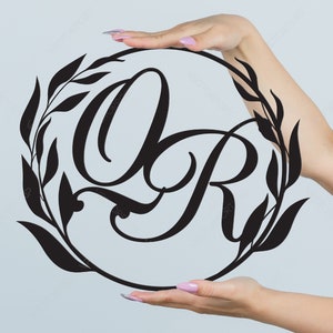 All Two Letter Combination Monogram Alphabet Letters Digital - Etsy