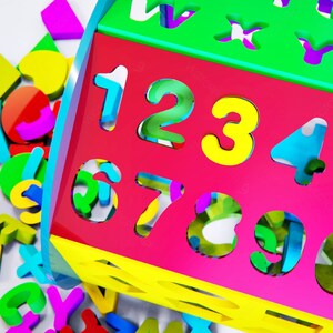 Activity Cube Svg Dxf Multipurpose Baby Educational Toys Digital ...