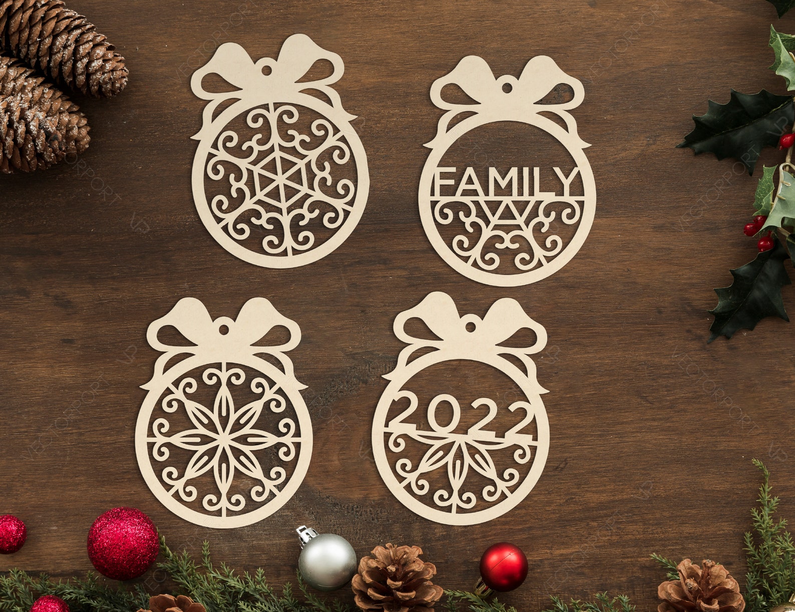 Personalized Name Christmas Ornaments Custom Baubles Set Tree - Etsy