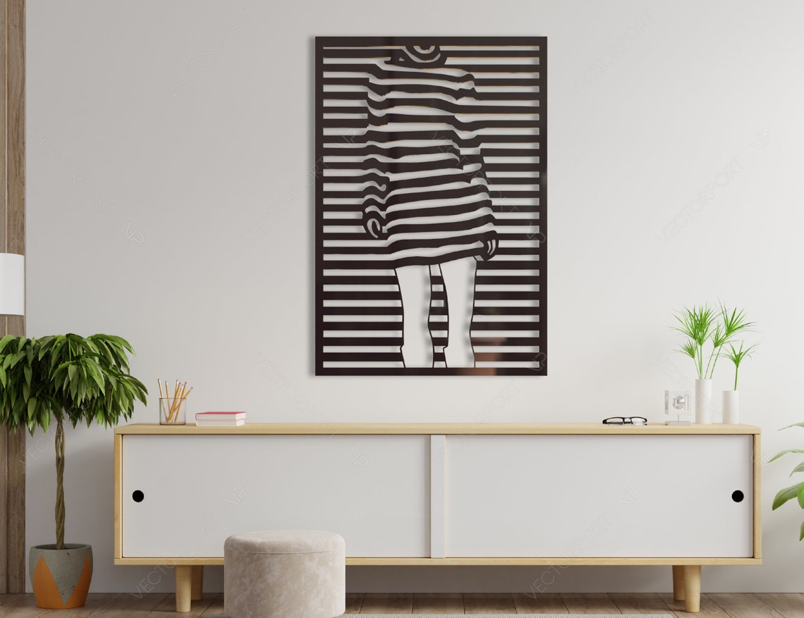 6 Different Woman Lady Silhouette Model Cutting File Clipart - Etsy