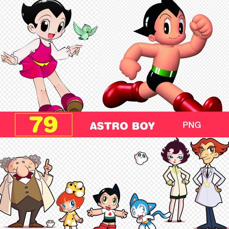 Astro Boy Png, Robot, High Quality Clipart, Free Commercial Design ...