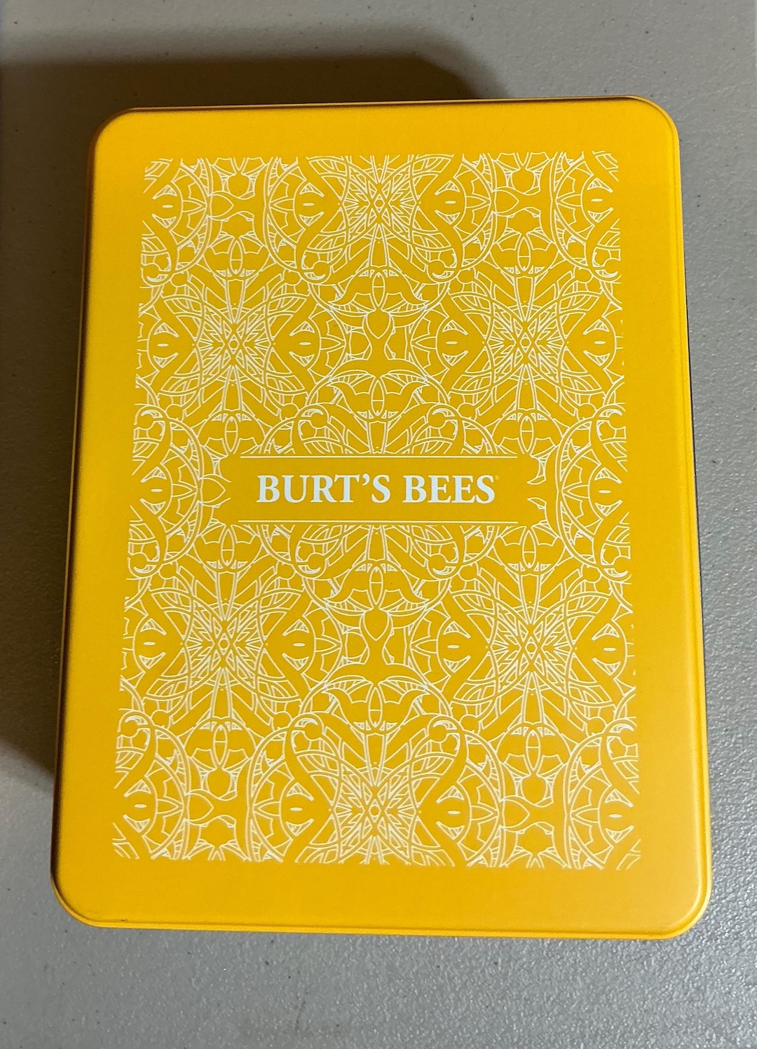 Two Burt’s Bees Yellow Metal EMPTY Tin Box 6” X 8” Storage Gift Box - Etsy