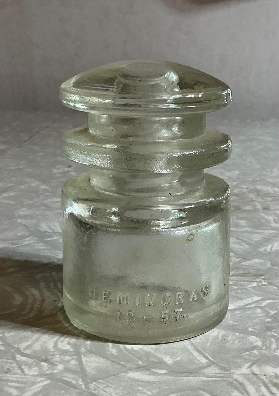 Three Vintage Glass Telephone Insulators - 3-1/2”. X 2-1/2” - Etsy