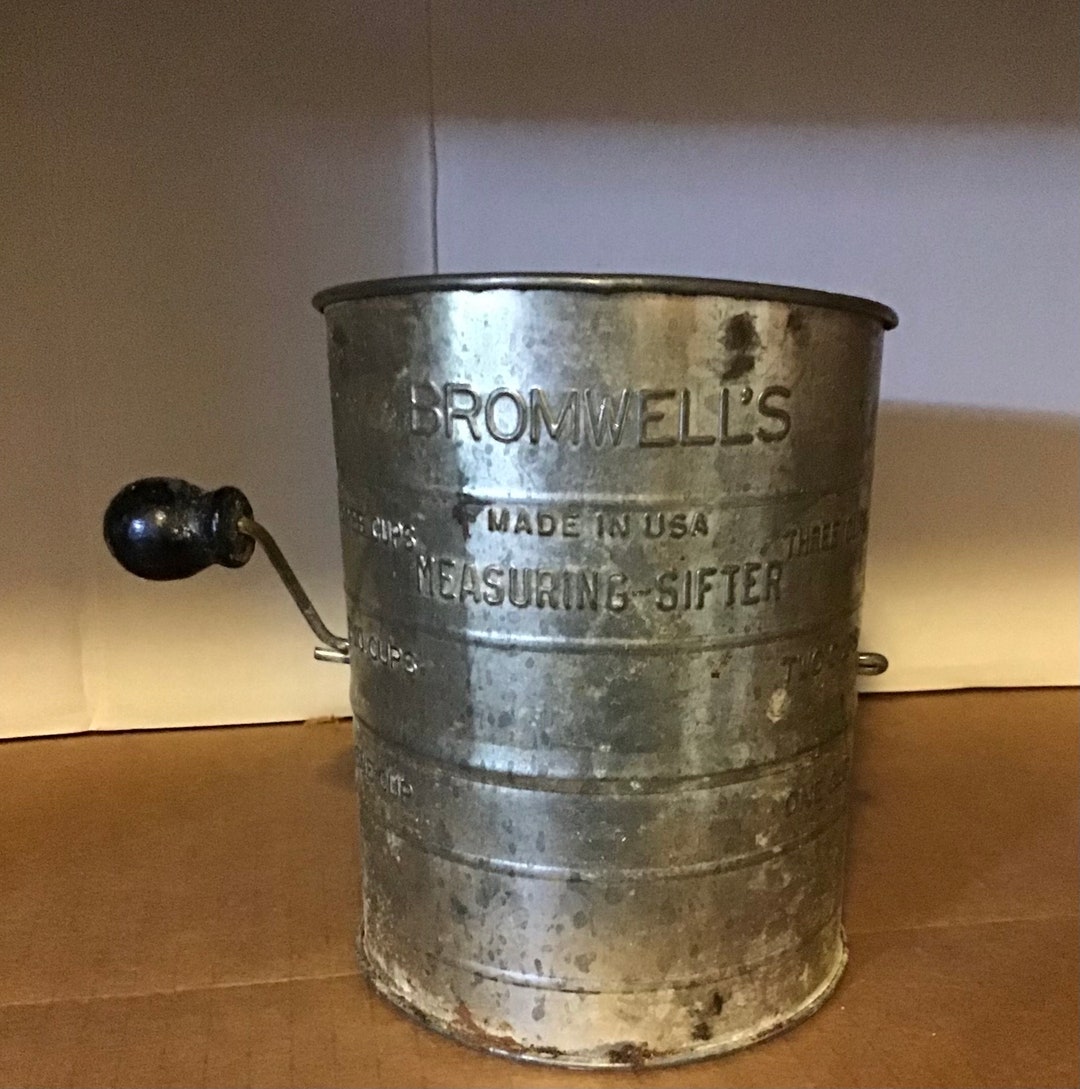 Vintage Bromwell’s Measuring Sifter - Etsy