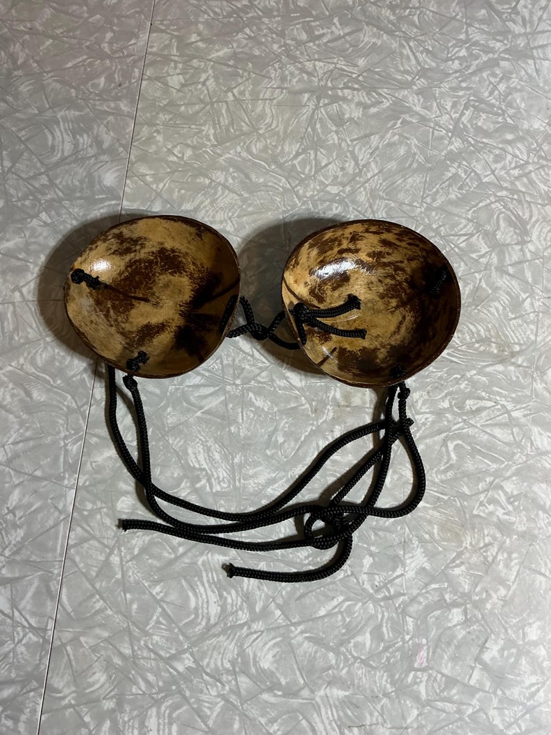 Vintage Coconut Bra Hawaiian Hula Dancer Islander Costume - Etsy