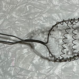 Vintage Twisted Wire Metal Whisk Utensil - Etsy