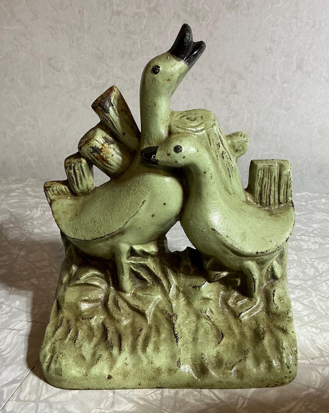 Antique Gaggle of Geese Cast Iron Door Stop - Etsy