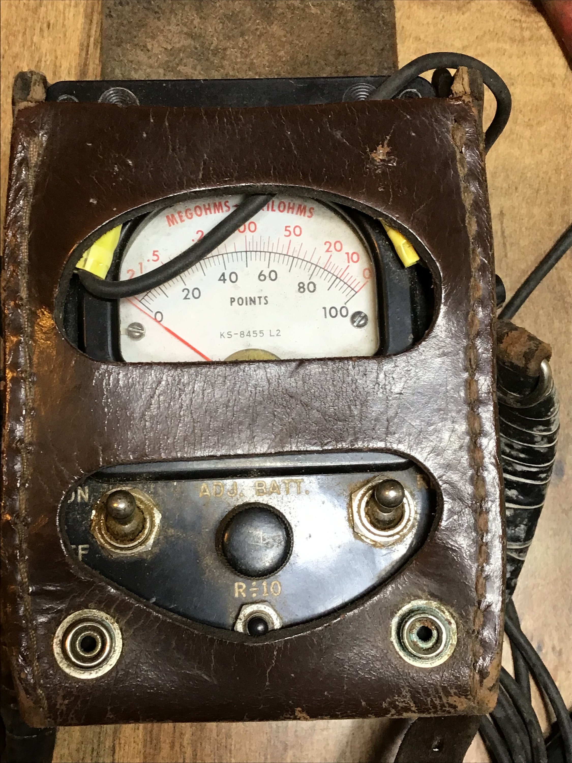 Vintage Bell Systems Megohms-ohms Meter KS-8455L2 W/leather Case ...